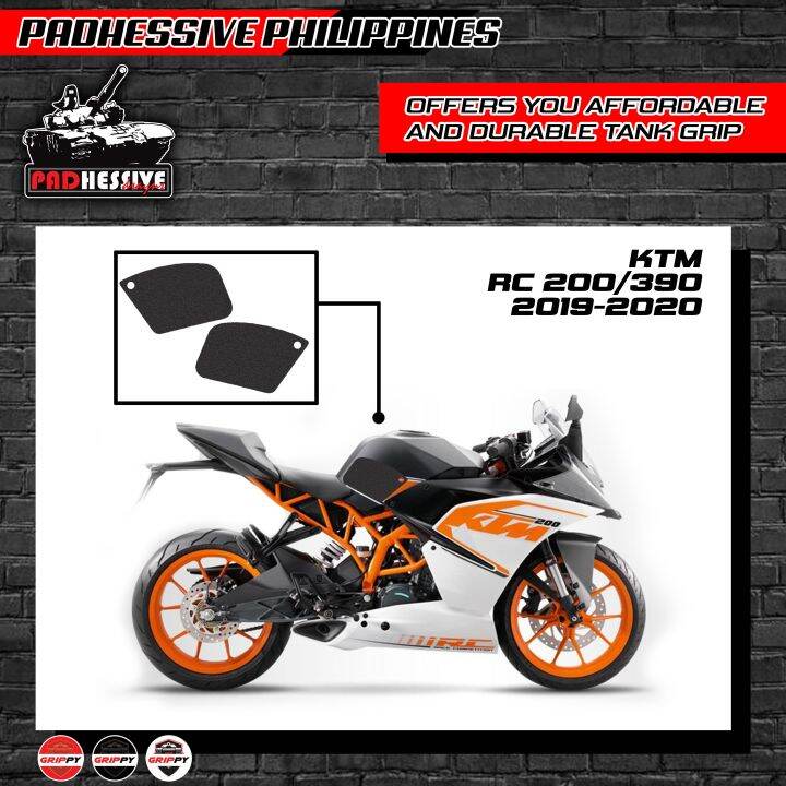 KTM RC 200/390 TANK GRIP TRACTION PAD SIDE COVER TANK PROTECTOR TANK ...