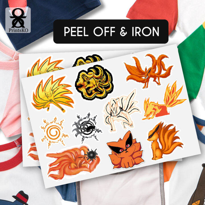 High Quality Iron On Label / Patch with Naruto - KURAMA Design | Lazada PH