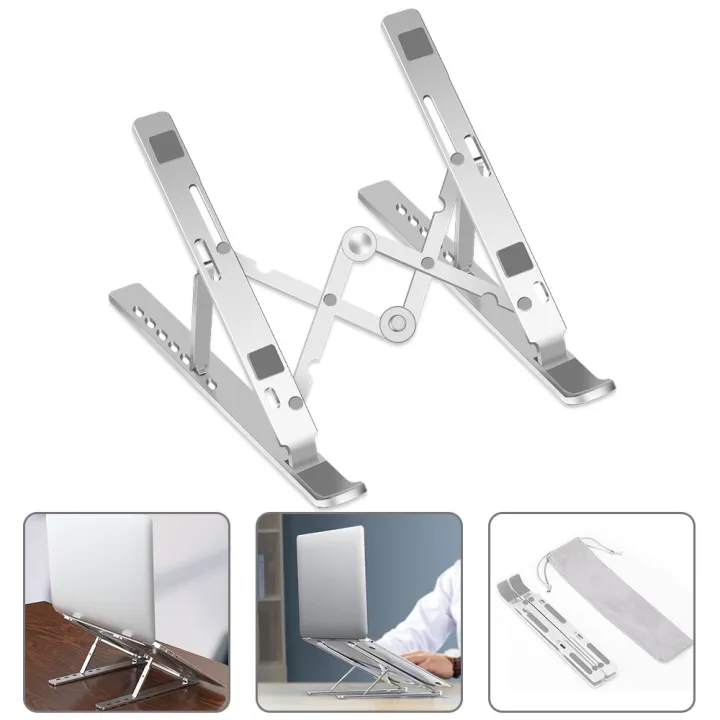 Multi-Angle Laptop Stand Adjustable Foldable Computer Holder Notebook ...