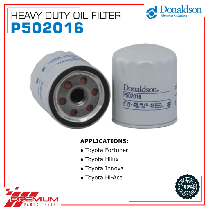 Donaldson P502016 Heavy Duty Oil Filter (Cross Ref VIC C-111) For ...