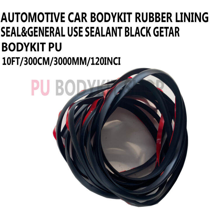 AUTOMOTIVE CAR BODYKIT RUBBER LINING SEAL&GENERAL USE SEALANT BLACK ...