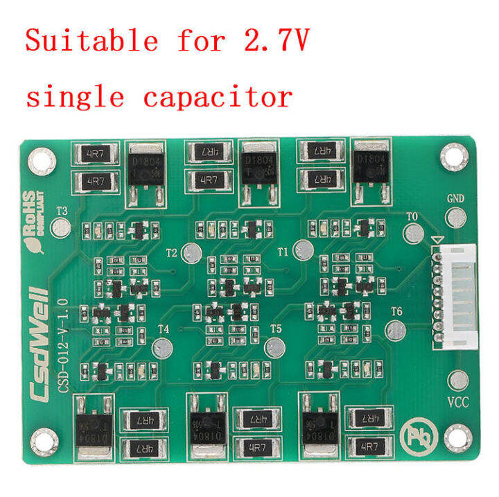 CSD-012 Super Capacitor Balance Board ป้องกัน2.7V 650F 1200F 2000F ...