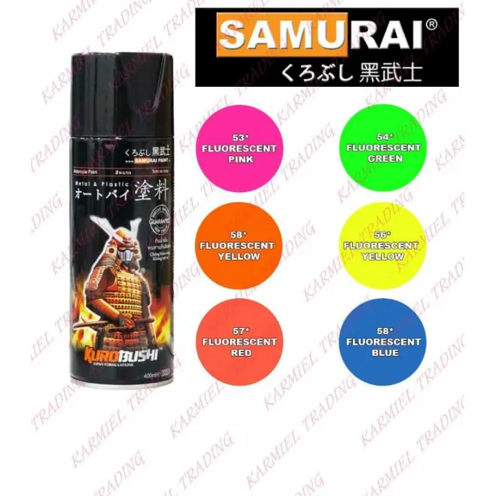 Samurai Paint Flourescent colors | Lazada PH