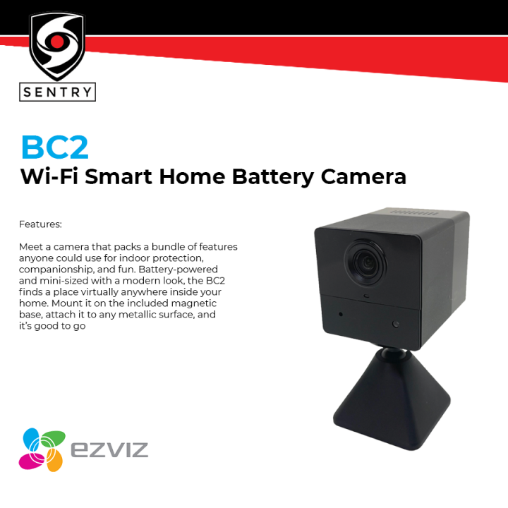 Ezviz BC2 Wi-Fi Smart Home CCTV Camera Battery Operated | Lazada PH