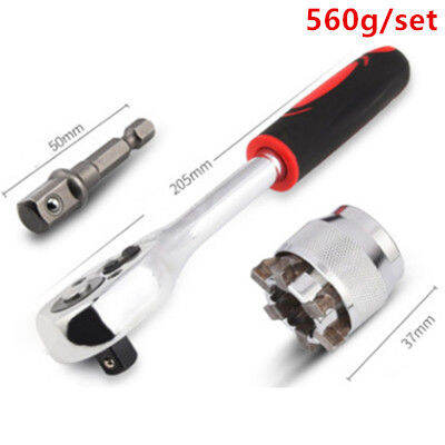10-19mm Adjustable Hex Universal Socket Torque Ratchet Socket Adapter ...