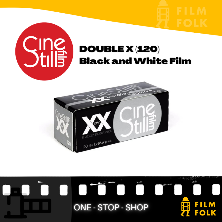 CINESTILL DOUBLE-X (120) - Medium Format Photographic Film - Size 120 ...