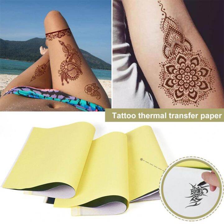 10pcs Made In USA 4-layer Spirit Thermal Tattoo Transfer Paper A4 Size ...
