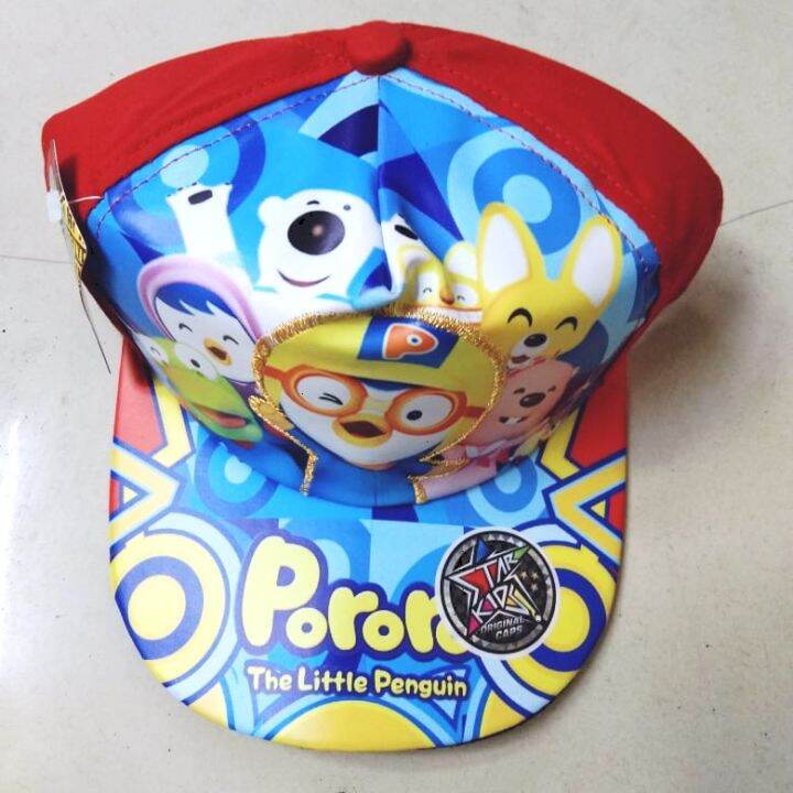 Topi anak mika bordir PORORO | tumblr mika bordir PORORO murah | Lazada ...