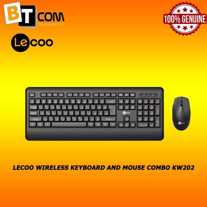 Lecoo Wireless Keyboard and Mouse Combo KW202 | Lazada