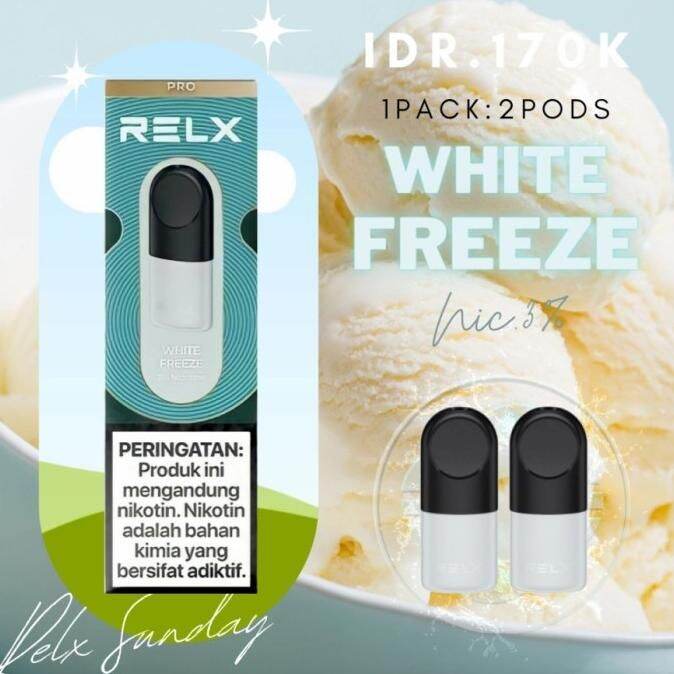 RELX Infinity Pod - White Freeze 1 Pack isi 2 pcs DISKON Kode | Lazada PH