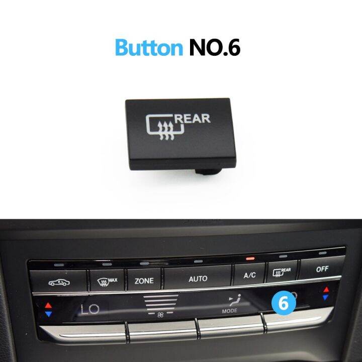 Central Console AC Button Switch Cover Climate Control Button For BENZ ...