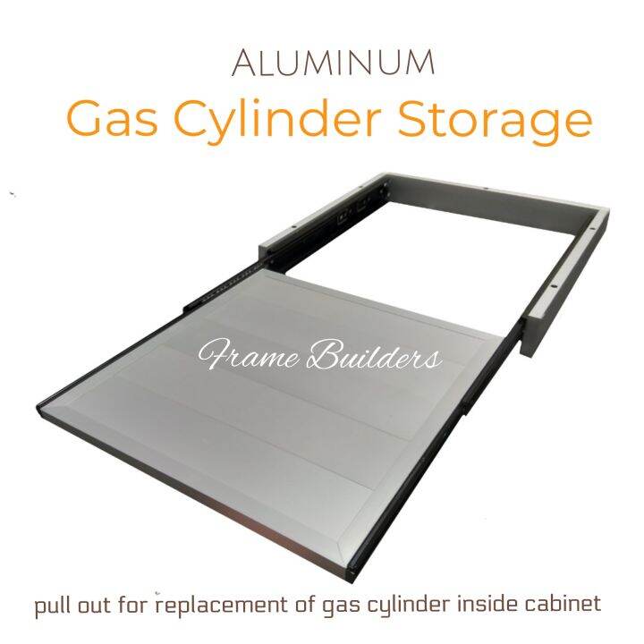 [READY-STOCK]Gas Tanks Tray/Gas Cylinder Storage/Pull Out Gas Cylinder ...