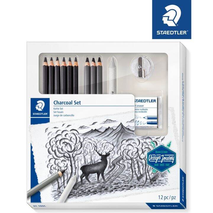 Staedtler Mars Lumograph Charcoal Set 61 100c | Lazada PH