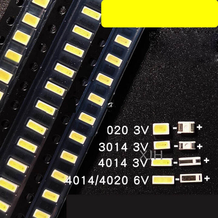 3020 4020 3014 4014 3V 6V Cool White LED LCD TV display backlight beads ...