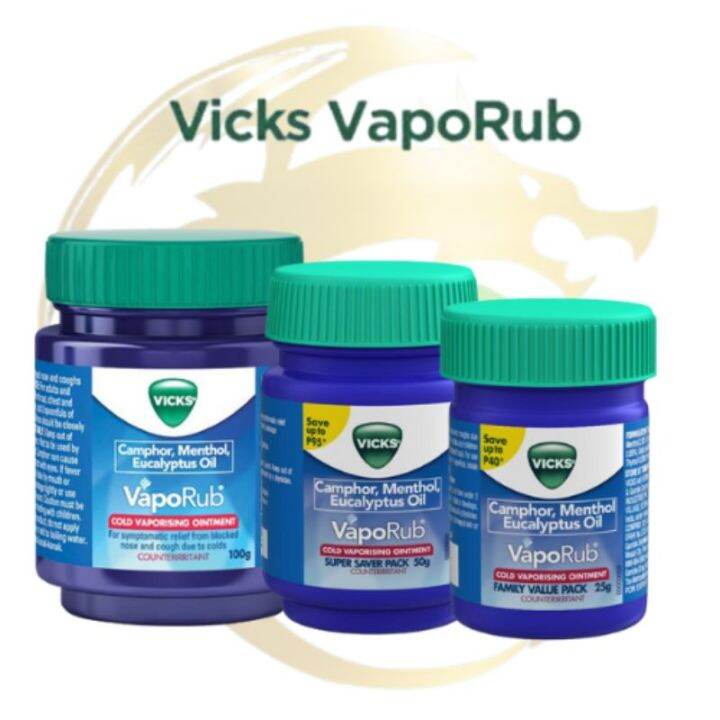 Vicks Vaporub Cold Vaporising Ointment | Lazada PH
