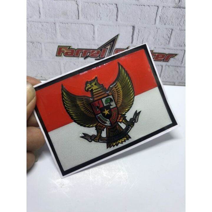 stiker bendera garuda timbul | Lazada Indonesia