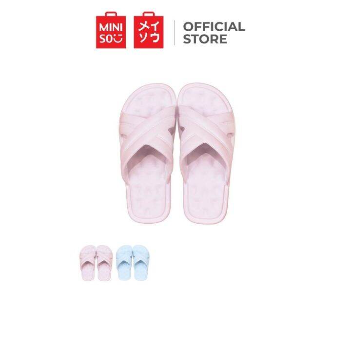 MINISO Women's Slippers 37-38 Indoor Flip Flops | Lazada PH