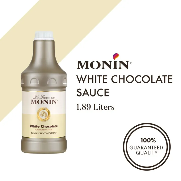 Monin white chocolate sauce 1.89L | Lazada PH