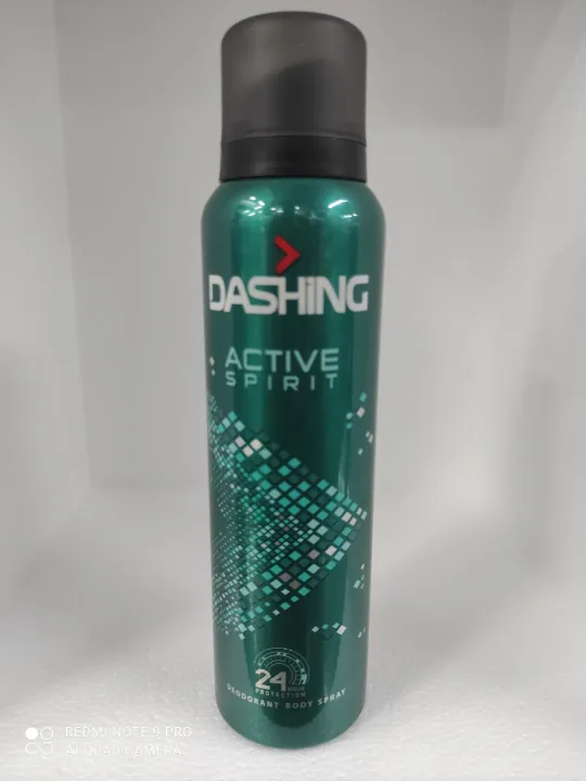 DASHING ACTIVE SPIRIT DEODORANT BODY SPRAY 125ML | Lazada