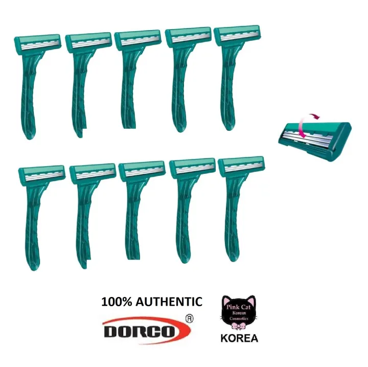 Made In Korea DORCO Touch 3 Disposable Portable Razor (10 pcs.) | Lazada PH