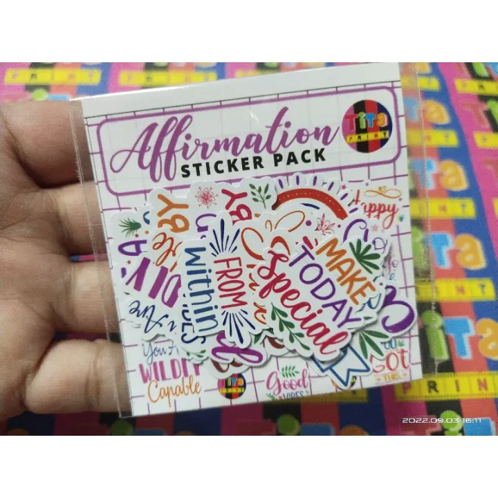 Affirmation Sticker Pack Journal Sticker Planner Sticker | Lazada PH