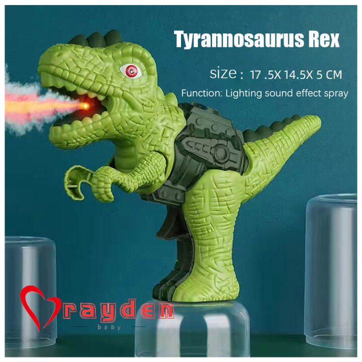 Children's Electric Fire-breathing Dinosaur Spray Tyrannosaurus ...