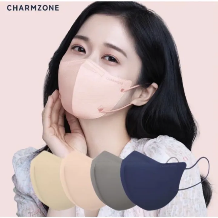 หน้ากากอนามันเกาหลี Charmzone Tone Up Fit Mask KF94 Size L ️Ren Jangnara เลือกใช้ บางเบาสวมสบาย ...