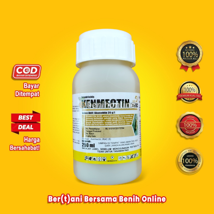 INSEKTISIDA KENMECTIN 39 EC 250 ML abamektin | Lazada Indonesia