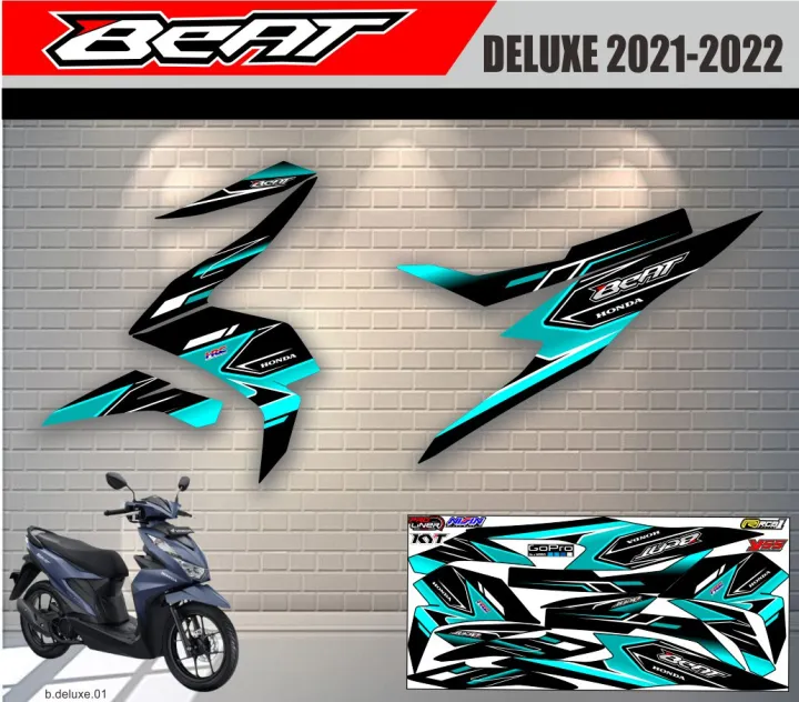 Striping Beat Deluxe - Sticker Striping List Variasi Motor Beat Deluxe ...