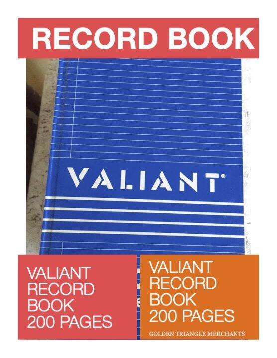 Valiant Record Book 200 Pages | Lazada PH