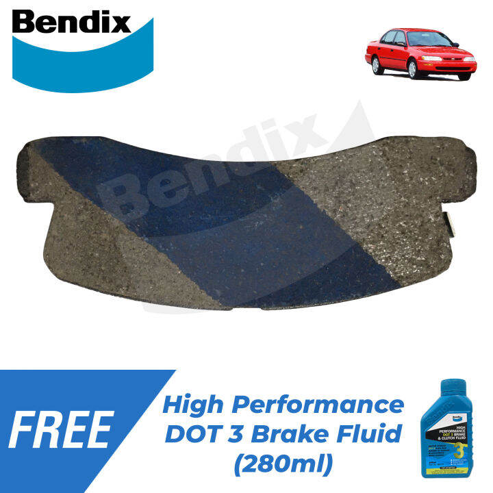 Bendix Brake Pads GCT DB1147 Rear Set for Toyota Corolla 1.8 1997-2002 | Lazada PH