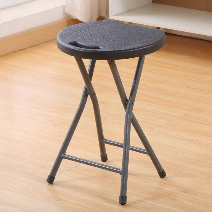 Heavy Duty Folding Chair Collapsible Round Stool | Lazada PH