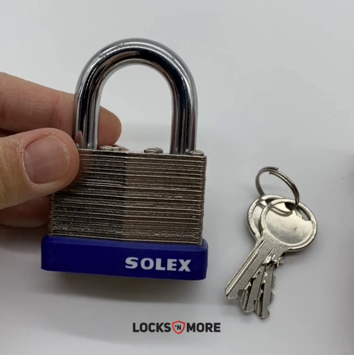 Solex Laminated Anti-Cut Padlock - 100% Original Made in Thailand | Lazada