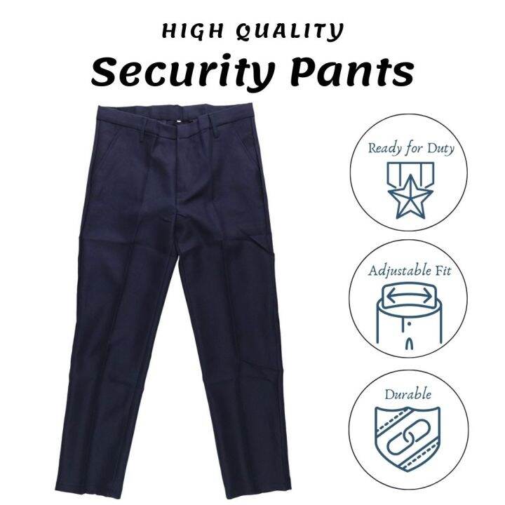LP High Quality Sec Guard Pants Color Navy Blue Slacks Uniform ...