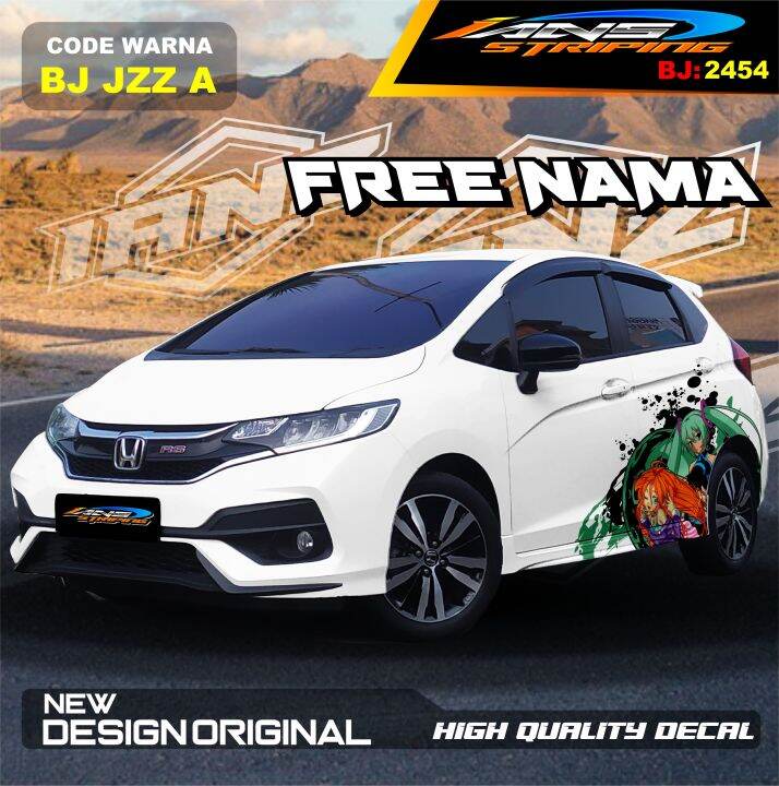 STIKER DECAL MOBIL BRIO / STIKER MOBIL HONDA JAZZ / VARIASI STIKER AGYA ...