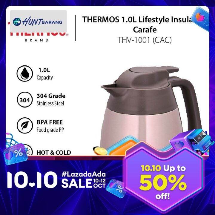 THERMOS 1.0L Lifestyle Insulated Carafe (THV-1001) | Lazada
