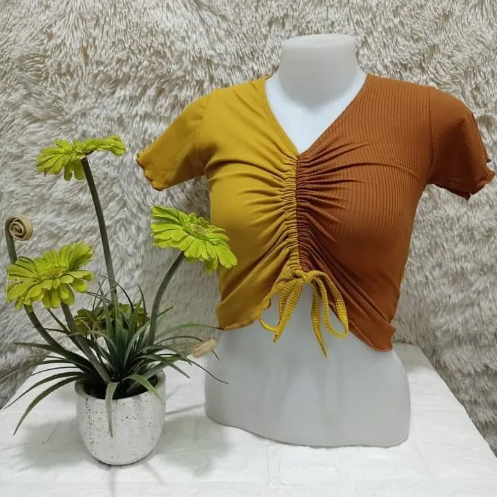 Combi Middle String Tops Knitted Fabric•Good Quality Fit until medium ...