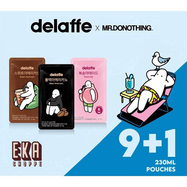 9+1 Delaffe Coffee Sweet Americano Black Americano Protein Choco Peach ...