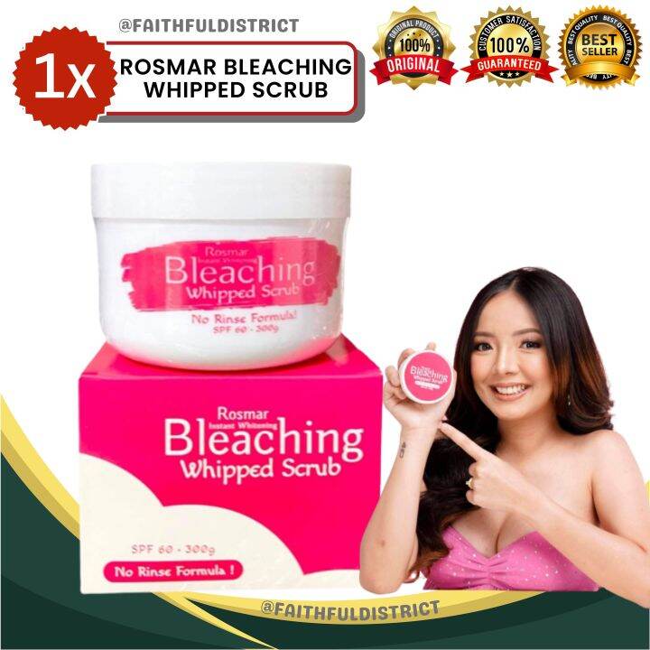 Original Bleaching Whipped Scrub No Rinse Formula 300g by Rosmar Beauty ...
