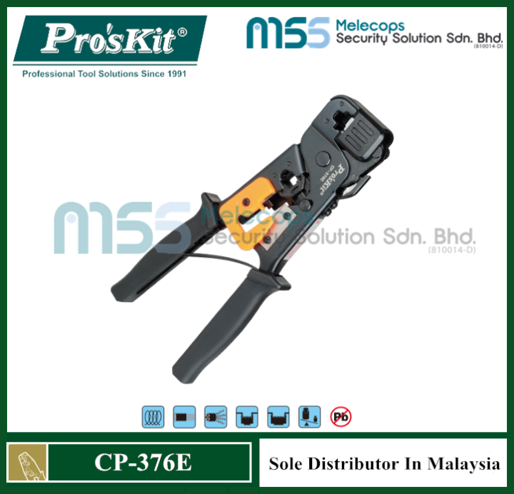 Pro'skit CP-376E Modular Crimping Tool (210mm) | Lazada