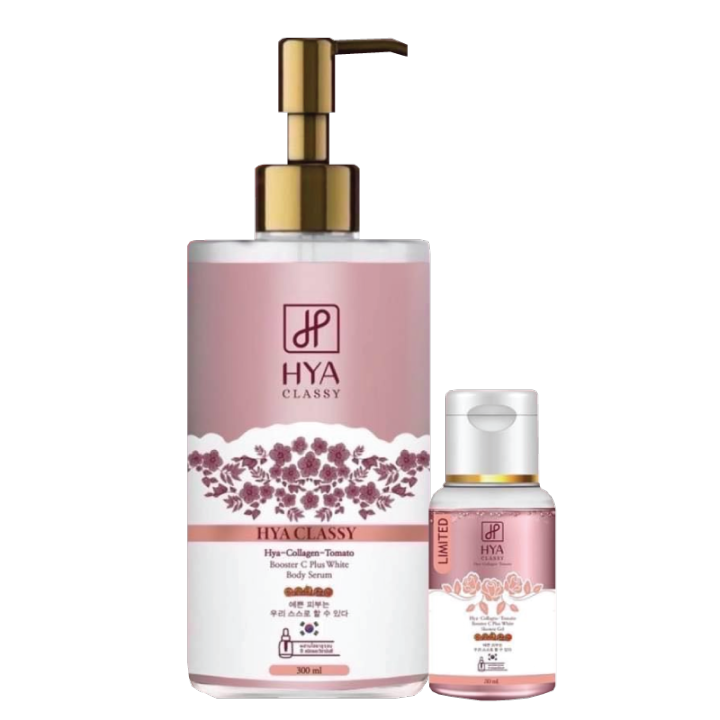 Hya Classy Hya-Collagen-Tomato Booster Plus White Body Serum ไฮยา คลาสซี่ เซรั่มมะเขือเทศ 300ml ...