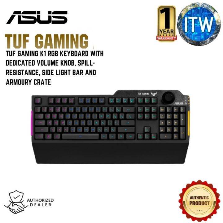 ASUS TUF Gaming K1 RGB Wired Gaming Keyboard | Lazada PH