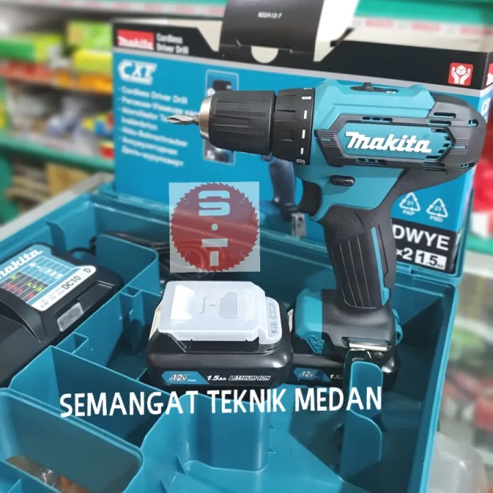 DF333DWYE CORDLESS DRILL BOR BATERAI BATERE 12V DF333 DF 333 MAKITA | Lazada Indonesia
