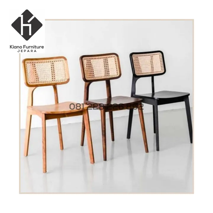 Kursi Cafe Rotan | Kursi Makan Rotan | Kursi Kayu Jati Minimalis ...