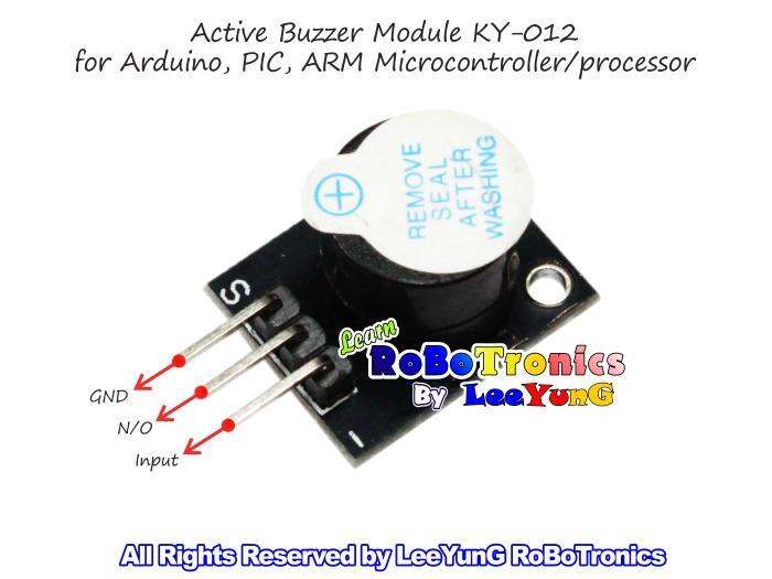 Active Piezoelectric Buzzer Module for Arduino Raspberry Pi ARM KY-012 ...