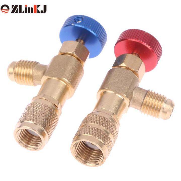 1Pc Refrigeration Charging Air Conditioning Adapter For R410A R22 1/4 ...