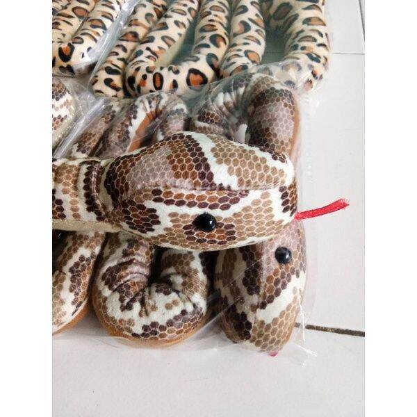 BONEKA ULAR BAHAN MOTIF PANJANG 130 CM | Lazada Indonesia