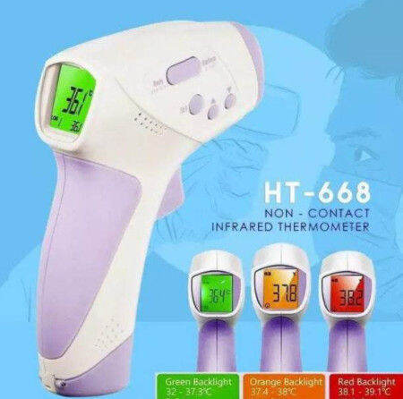 Thermometer Infrared Digital Thermogun Non Contact untuk alat ukur suhu ...