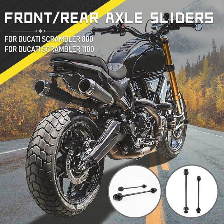 Allotmark Scrambler 800 Motorcycle Accessories Crash Axle Front Rear ...