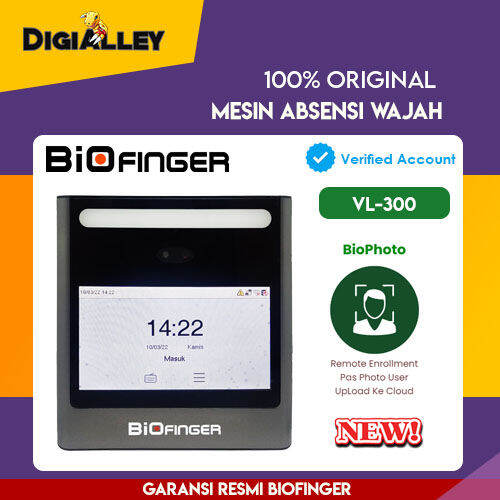 Mesin Absensi Wajah BioFinger VL-300 LAN WiFi Bio Finger VL300 | Lazada ... Mesin Absensi Wajah BioFinger VL-300 LAN WiFi Bio Finger VL300 | Lazada ...